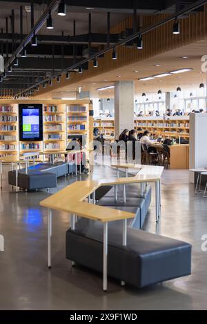 Interior of Busan Library, Daekpo, Busan, South Korea Stock Photo - Alamy