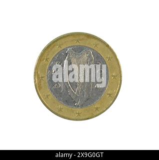Reverse of One Euro coin made by Italy, that shows A reproduction of ...