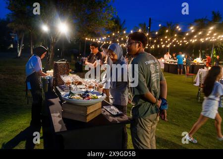 The residence luxury resort buffet restaurant indonesian food dishes ...