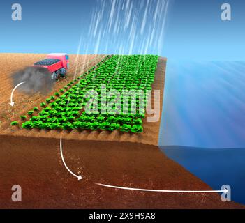 Enhanced rock weathering, illustration Stock Photo - Alamy