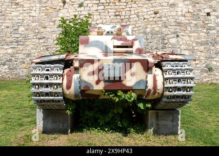 German Panzer 4 H on display at Belgrade military fortress. April 2024 ...