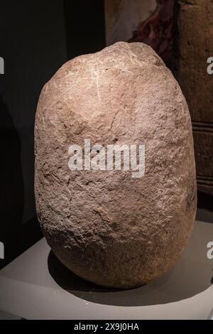 ovoid baetyl, 3rd century BC, palace sanctuary, Tablas Bridge, Iberian ...