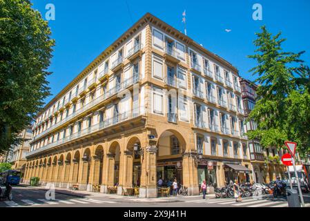 Legazpi street. San Sebastian, Spain Stock Photo - Alamy