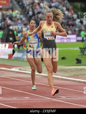 Rose Davies of Australia competing in the Women's 5000 Metres during ...