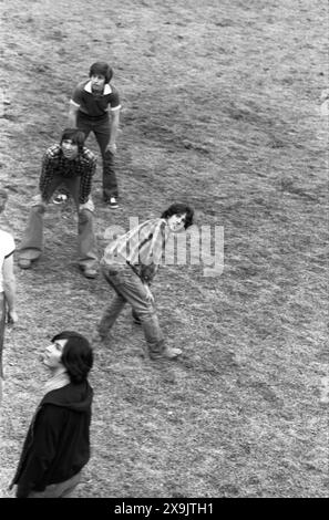 Students playing at the University of Pennsylvania; Philadelphia, USA ...
