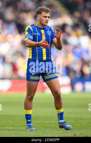 Cai Taylor-Wray of Warrington Wolves during the Betfred Super League ...