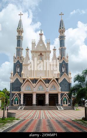 Our Lady of Fatima Church at Perampalli, Udupi, India Stock Photo - Alamy