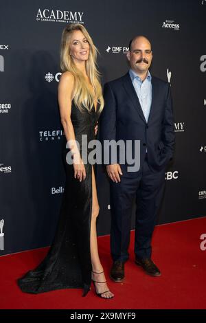 (L to R) Susan Kent, Chris Locke attend the 2024 Canadian Screen Awards ...