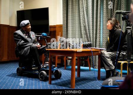 Normandy veteran Gilbert Clarke, who was born in Montego Bay, Jamaica ...