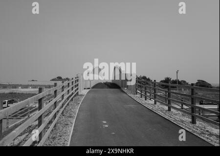 CHIVERTON ROUNDABOUT REPLACEMENT FLYOVER BRIDGE A30 BYPASS Stock Photo ...