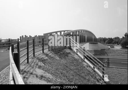CHIVERTON ROUNDABOUT REPLACEMENT FLYOVER BRIDGE A30 BYPASS Stock Photo ...