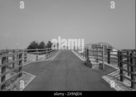 CHIVERTON ROUNDABOUT REPLACEMENT FLYOVER BRIDGE A30 BYPASS Stock Photo ...