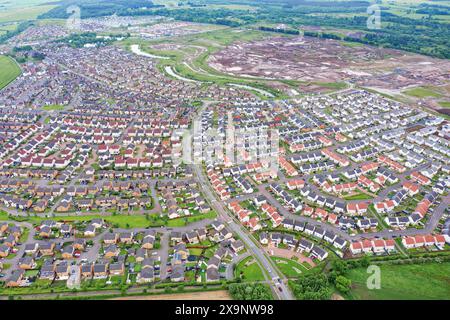 New housing development at Dargavel in Bishopton Stock Photo - Alamy