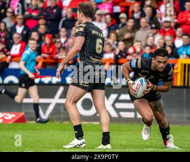 Hull, UK. 1st June 2024. Betfred Superleague: Hull KR v Leigh Leopards ...