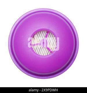 Round Air Filter Cut Out On White Stock Photo - Alamy