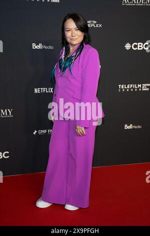 Jennifer Podemski attends the 2024 Canadian Screen Awards at CBC ...