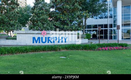 Murphy ground sign at Murphy Oil Corporation headquarters in Houston ...