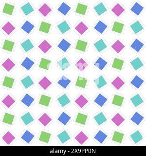 Microchip seamless pattern. Colorful chips endless repeatable ...