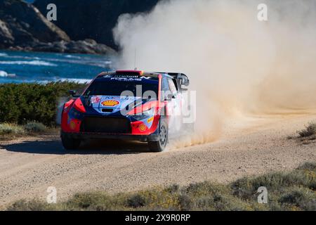 Rally Italia Sardegna car race in Sardinia, Italy on June 2, 2024. (CTK ...