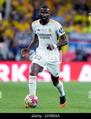 Real Madrid's Antonio Rudiger during the UEFA Champions League quarter ...