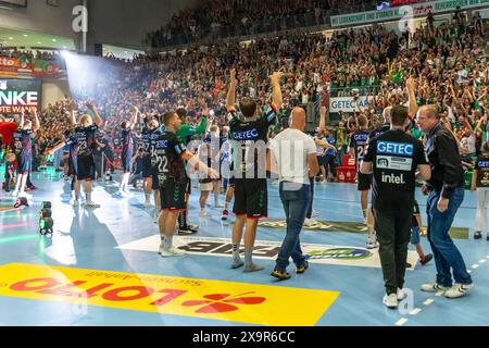 Magdeburg, Germany. 02nd June, 2024. Handball: Bundesliga, SC Magdeburg ...