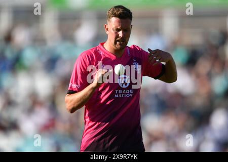 London, England. 2nd Jun 2024. Alexa Stonehouse celebrates a wicket ...