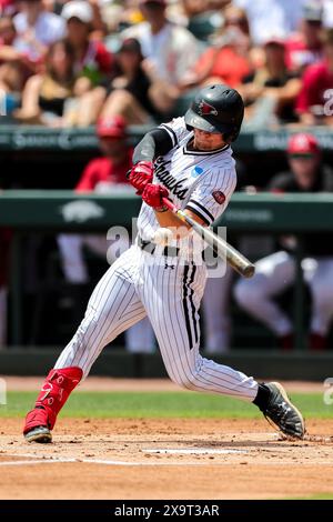 June 2, 2024: Redhawks designated hitter Ty Stauss #8 smiles towards ...