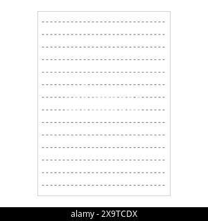 Lined paper icon. Simple sheet design. Horizontal lines. Vector ...