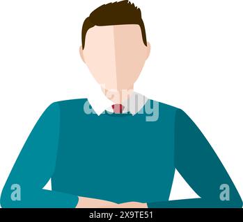 Man with sweater avatar Stock Vector Image & Art - Alamy
