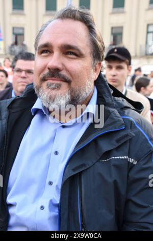 Daniel Foest FdP MdB Muenchen 18.02.2025 Marienplatz Christian Lindner ...