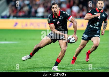 Dimitri Delibes of Stade Toulousain during the Top 14 match between ...