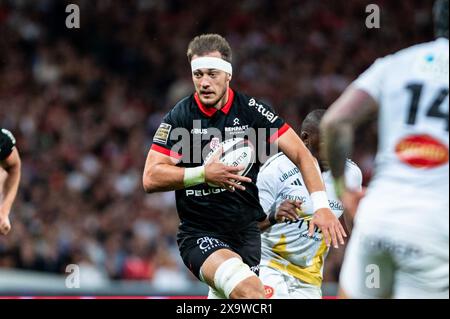 Alexandre Roumat of Toulouse during the French championship Top 14 ...