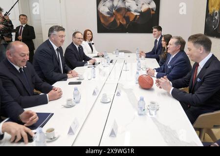 Zagreb, Croatia. 03rd June, 2024. Boxer Filip Hrgovic returned to ...