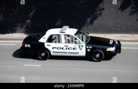 Warminster Township Police car. Coventry Motofest 2024, UK Stock Photo ...