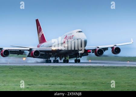 Touch down. The long awaited arrival of the Virgin Orbit, Cosmic Girl ...