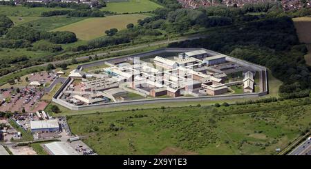 aerial view of HMP Holme House prison, Stockton on Tees, UK Stock Photo ...
