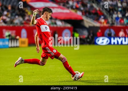 Chicago Fire midfielder Brian Gutiérrez (17) seen during the Chicago ...