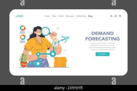 Supply Chain Management concept. An expert orchestrates global ...