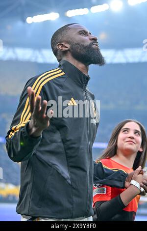 Antonio Rudiger of Real Madrid - Borussia Dortmund v Real Madrid, UEFA ...