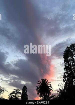 Sweeping sky at sunset Stock Photo - Alamy