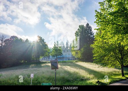 Bregenz: abbey and Villa Raczynski in Bodensee (Lake Constance ...