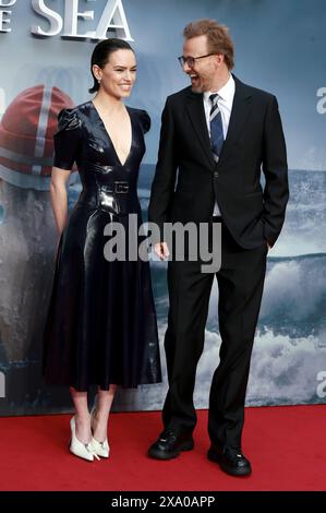 Daisy Ridley and Joachim Ronning, Young Woman and the Sea - UK Gala ...
