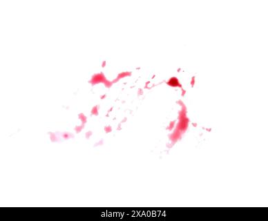 Spilled red wine puddle isolated on white background. Red wine puddle ...