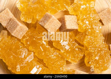 Traditional Uzbek navat sugar and cane sugar Stock Photo - Alamy