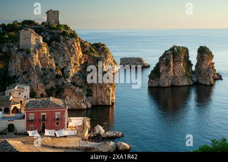 Village of Scopello in Sicily Stock Photo - Alamy