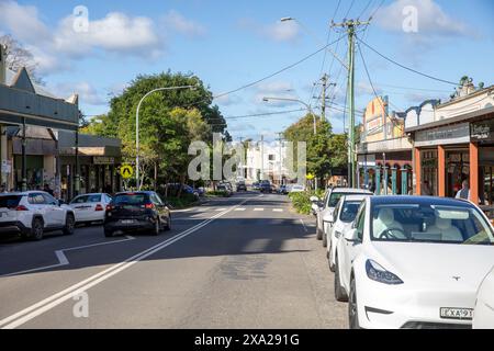 Bellingen town centre, australian town in New South Wales, model ...