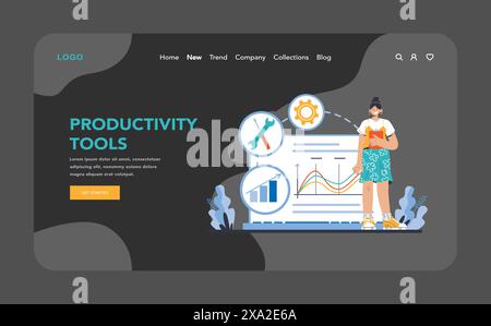 Efficiency Improvement concept. Dynamic process optimization and productivity growth in ...