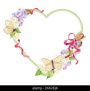 Heart made of pink satin ribbon on table against blurred lights Stock ...