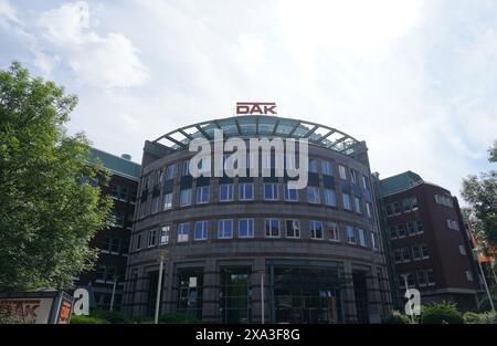 Hamburg, Germany. 27th May, 2024. View of the DAK-Gesundheit company ...