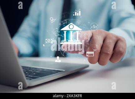 Online banking and payments. Digital marketing Stock Photo - Alamy